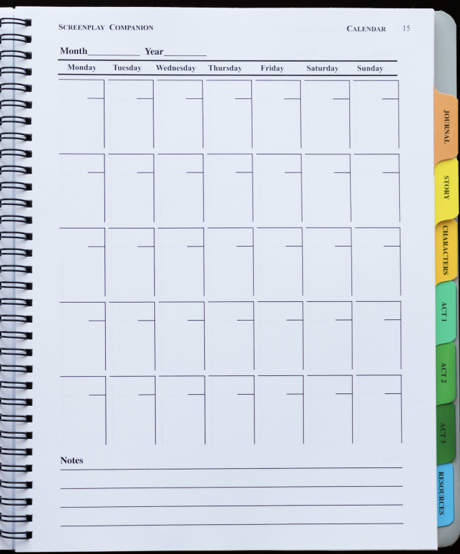 SCHEDULE - Screenplay Companion